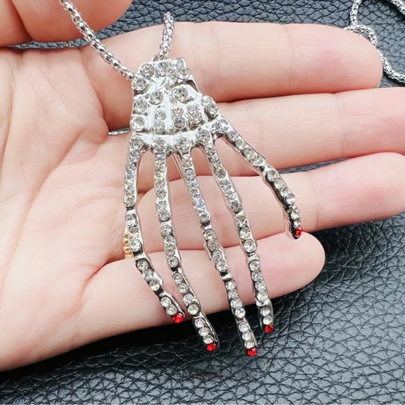 no brand | Jewelry | Free French Hook Skeletal Skeleton Hand Earrings ...